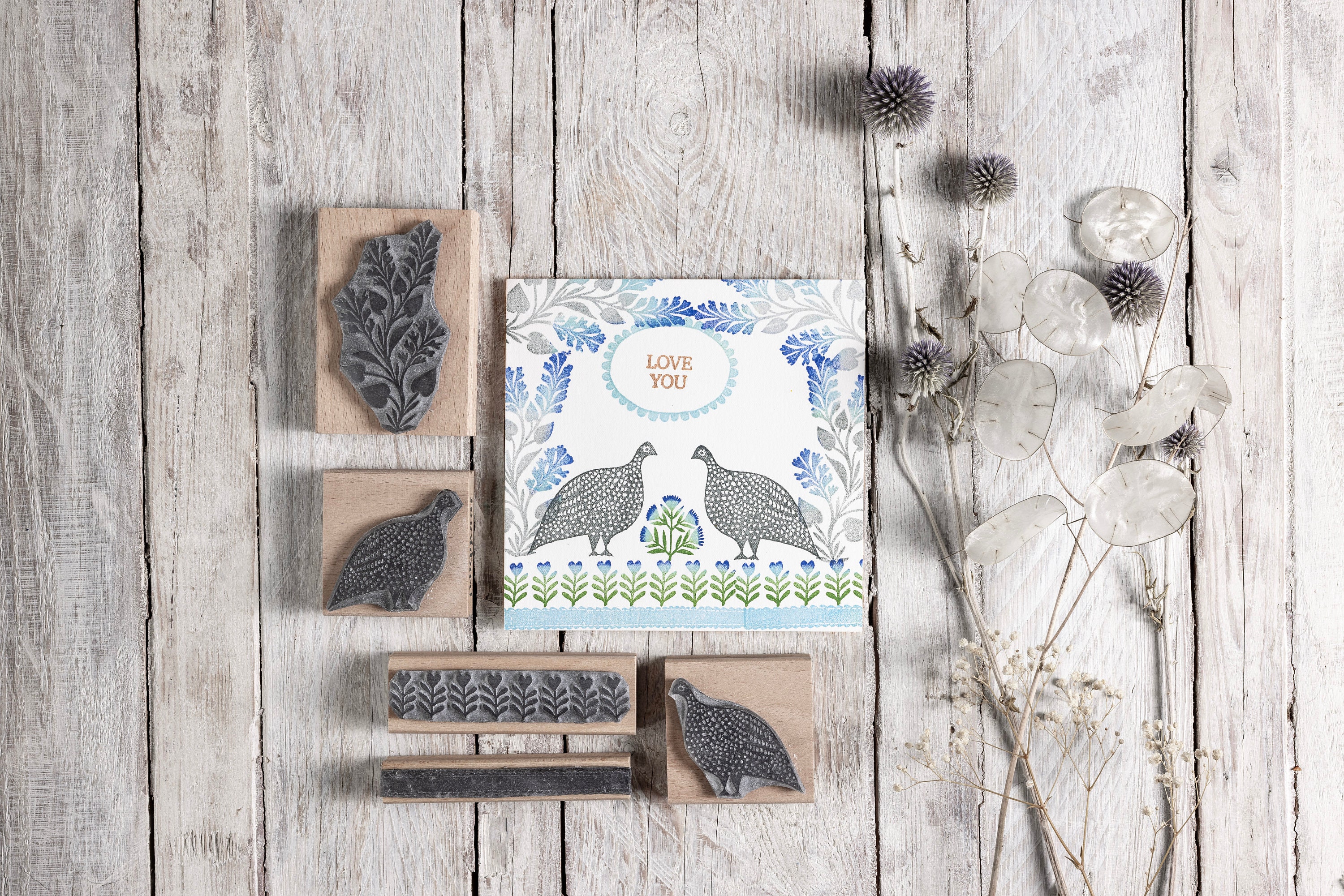 Patchwork Patterns Rubber Stamps for Card Making and Fabric Printing ...