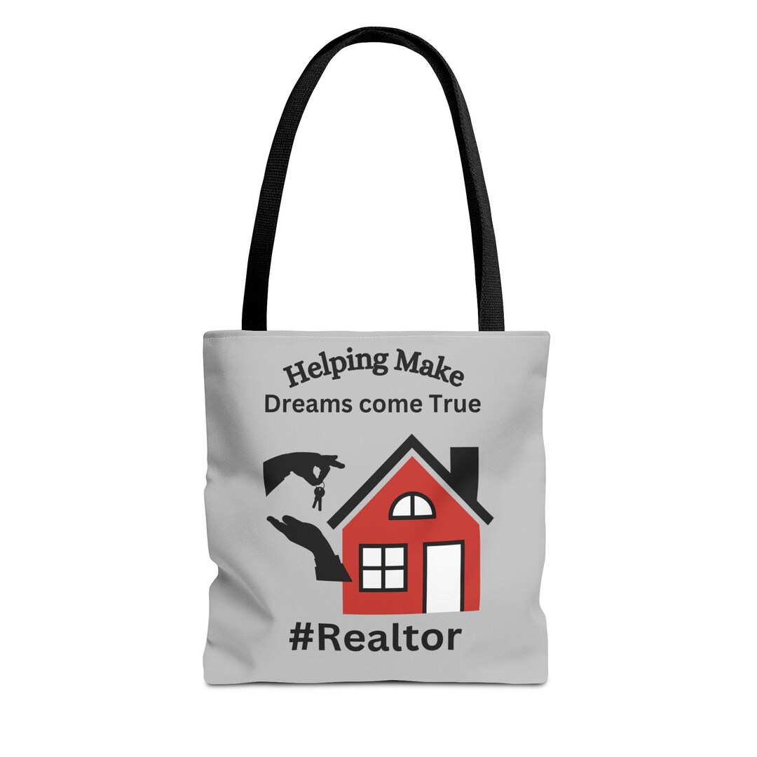 Realtor Tote Bag | Making Dreams Come True | Reusable Bag for Real ...