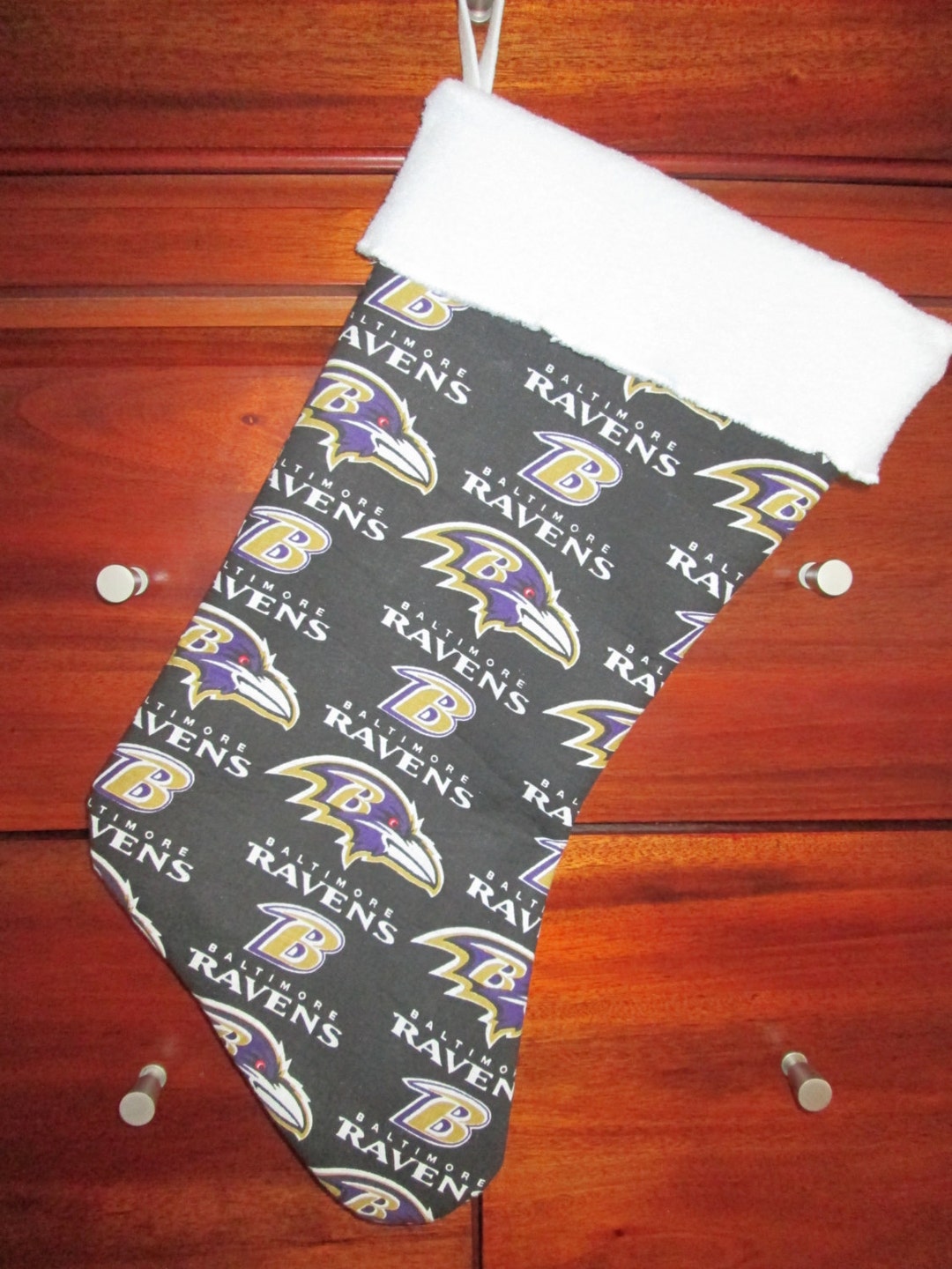 Baltimore Ravens Handmade Christmas Stocking - Etsy