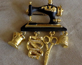 Sewing brooch | Etsy