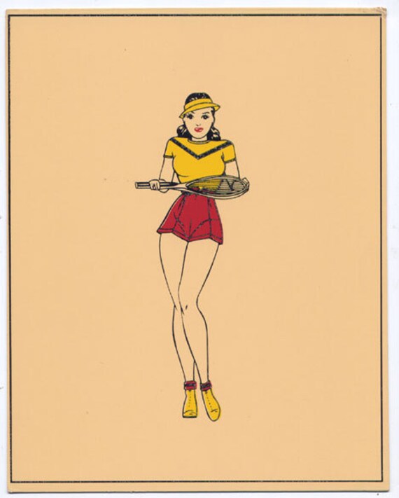 Calendar Girl Pin-up Cheesecake 1947 Art Beautiful Long Legged | Etsy