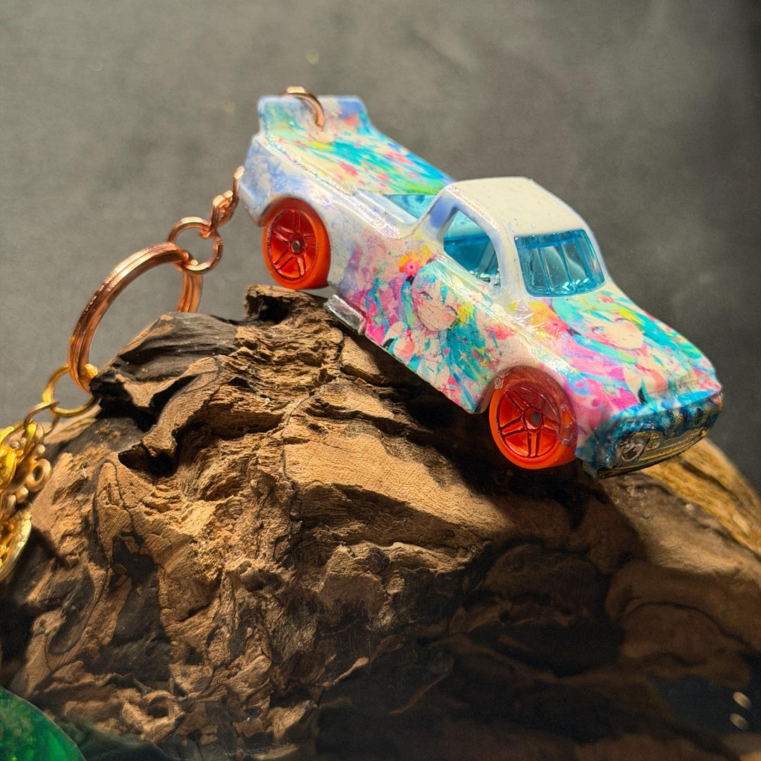 Custom Anime Diecast Truck Keychain – Dreamcore Miniature Art - Etsy