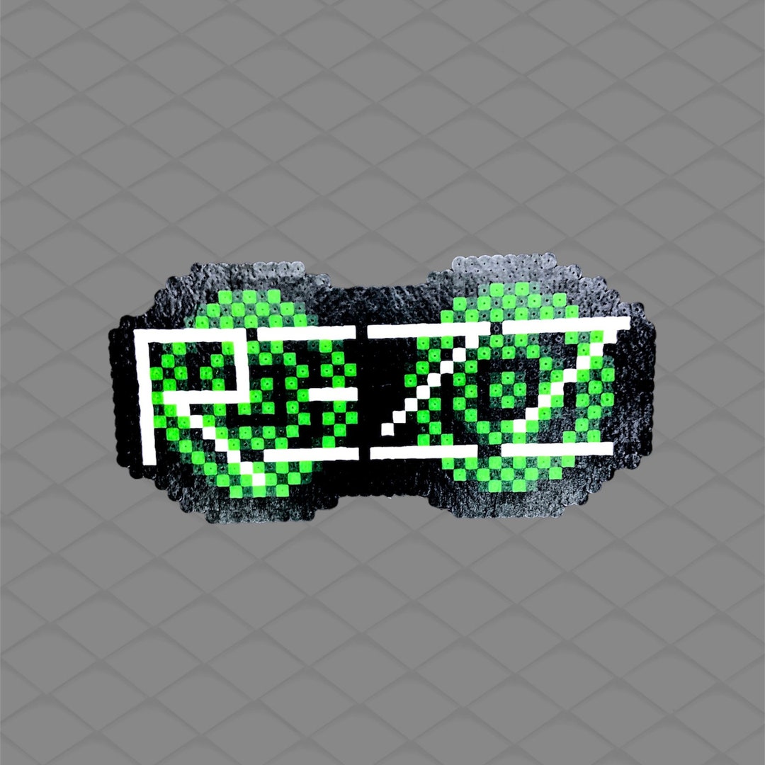 Trippy Goggles Rezz Logo Perler Multiple Color Ways - Etsy