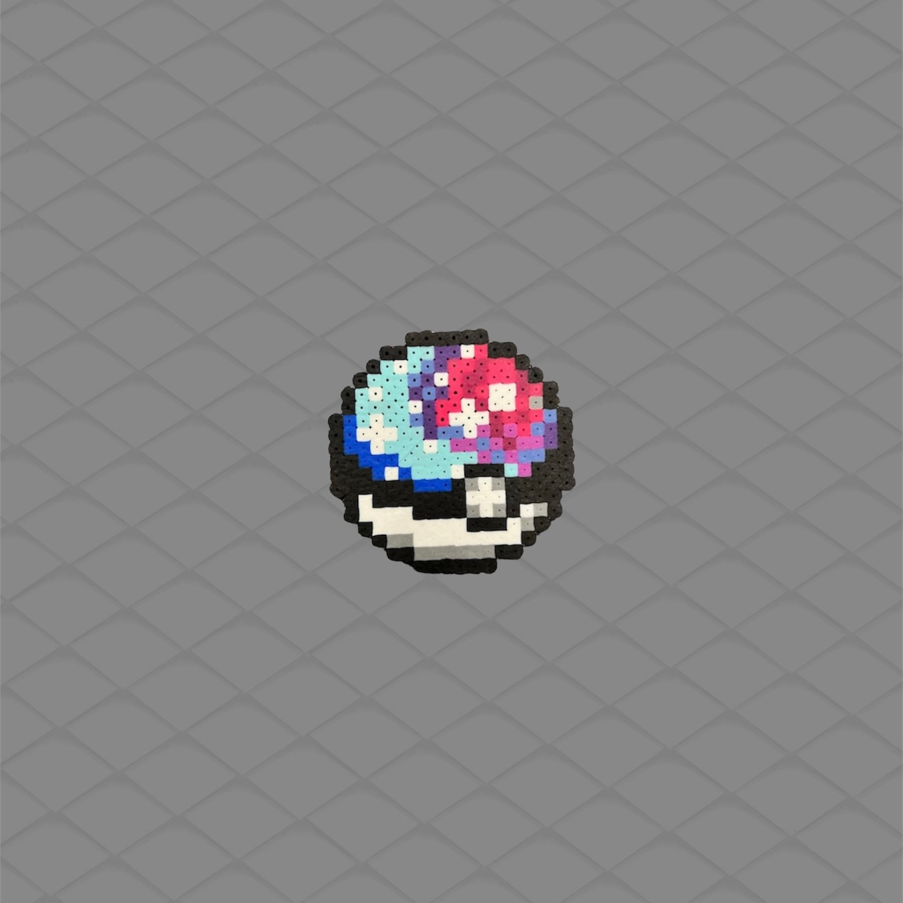 Ultra Ball Pixel Art Grid