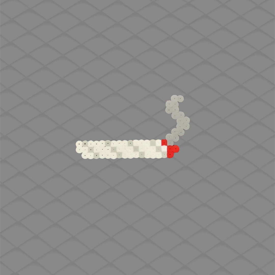 Smoking Burning Cigarette Perler - Etsy