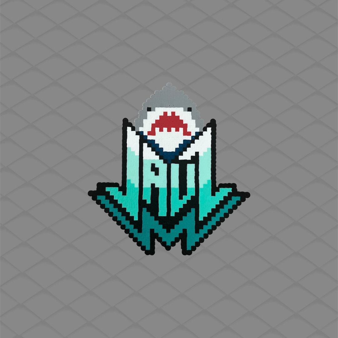 Jauz Logo Shark Perler - Etsy
