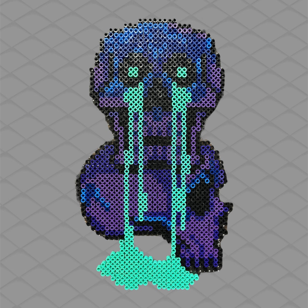 Custom Kai Wachi Cry Wachi Crying Skull Perler - Etsy