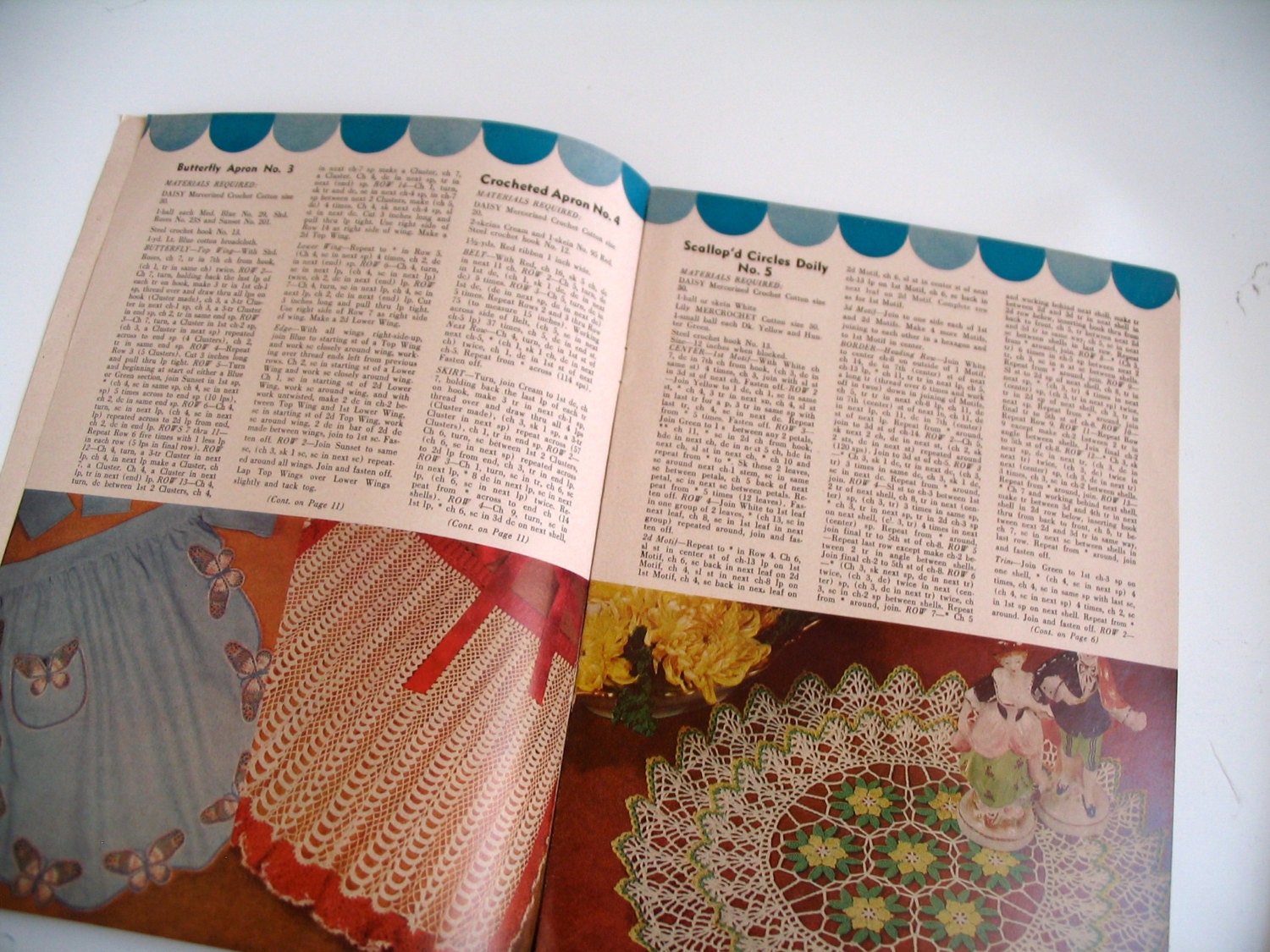 Crochet Pattern Brochure, Fair Bazaar and Gift Crocheting, Lily Mills ...