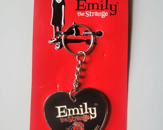 Emily the Strange, Rare Vintage Keychain, Metal 2000's, Collectors Item ...