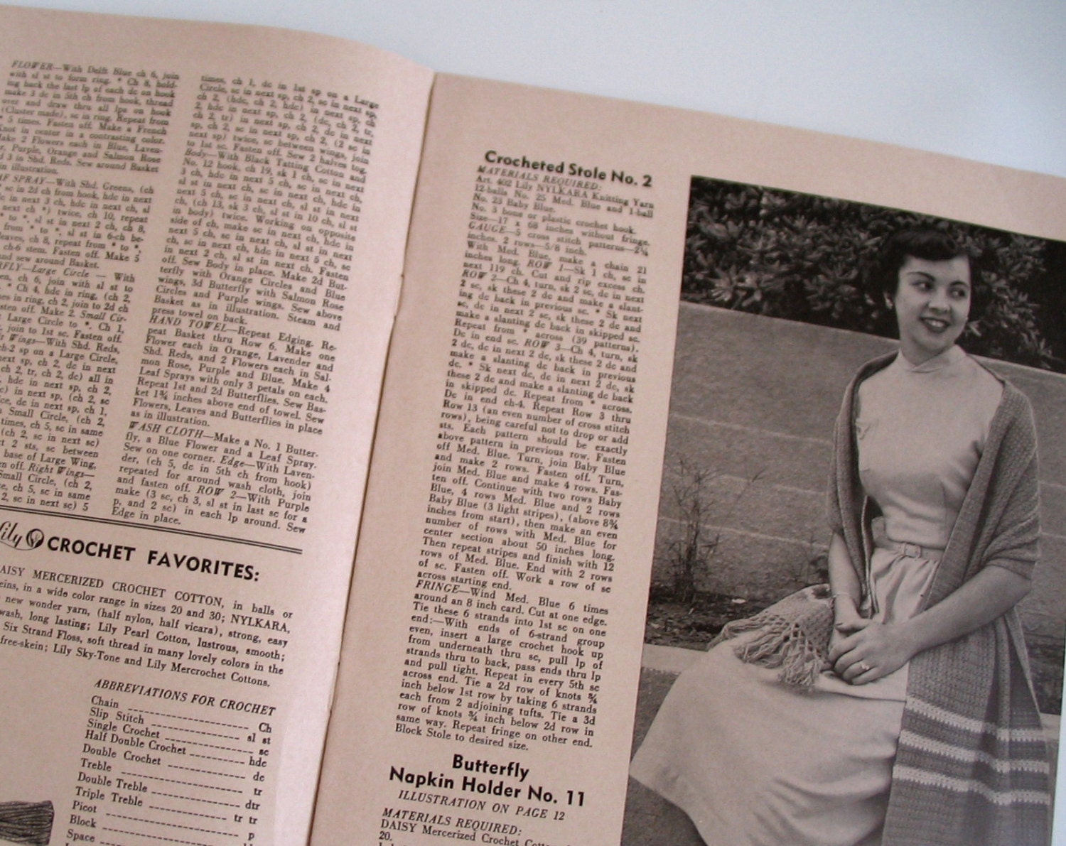 Crochet Pattern Brochure, Fair Bazaar and Gift Crocheting, Lily Mills ...