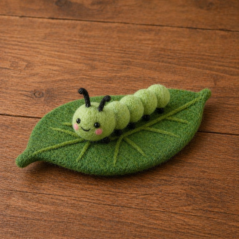 Needle Felt Snail, Snail Plush, Handmade Insect Decor, Kawaii Garden ...