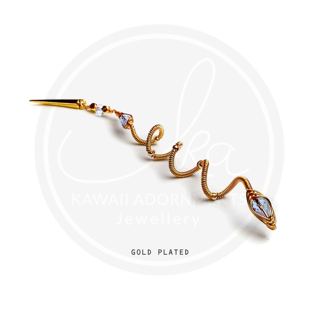 Snake Dreadlocks Bead, Loc Jewelry, Hair Adornment, Braid Beads, Loc ...