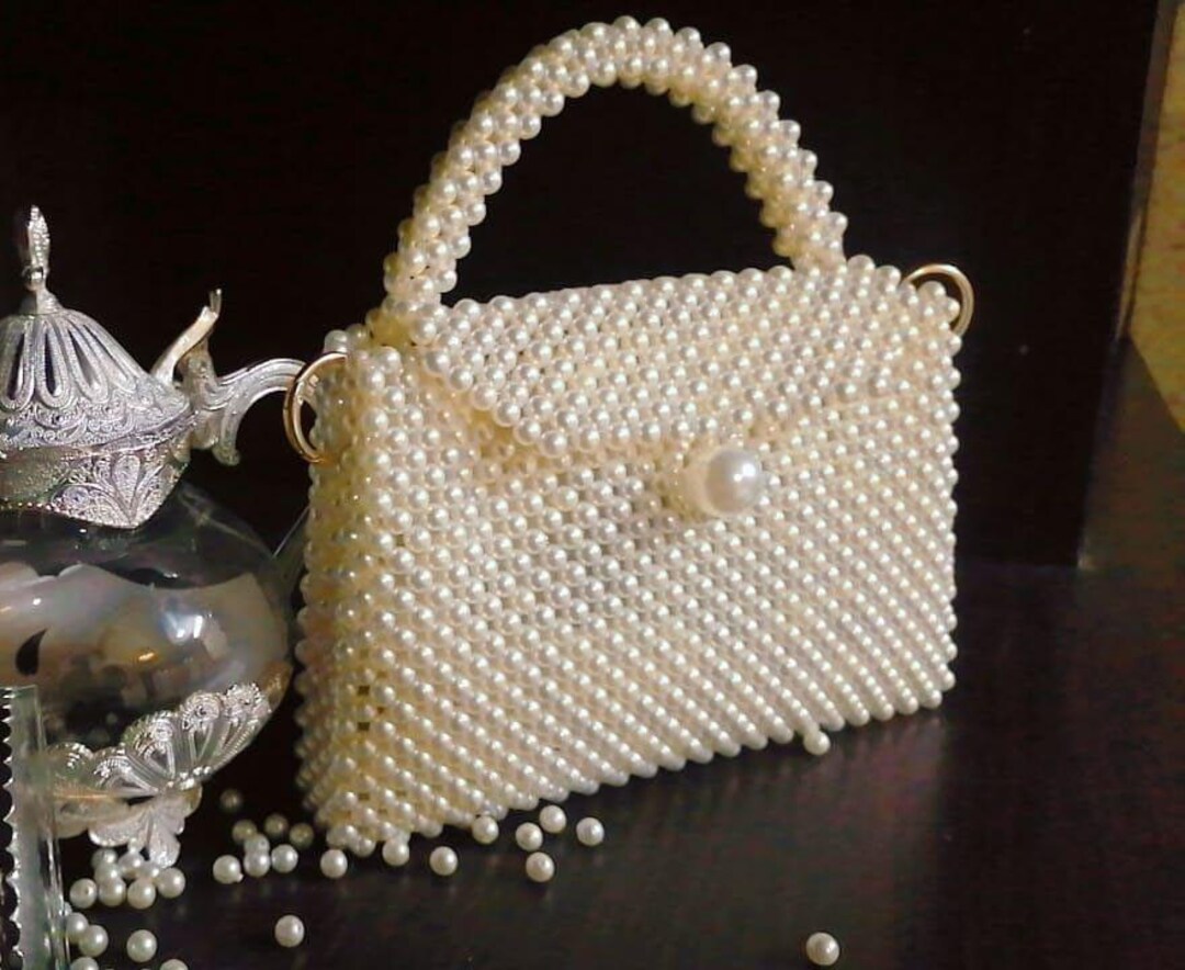Crystal Bead Bag Handmade Luxury Style for All Functions - Etsy
