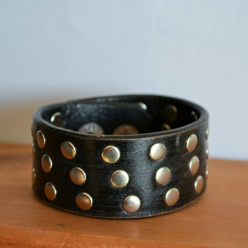 Rivet Cuff Bracelet - Etsy