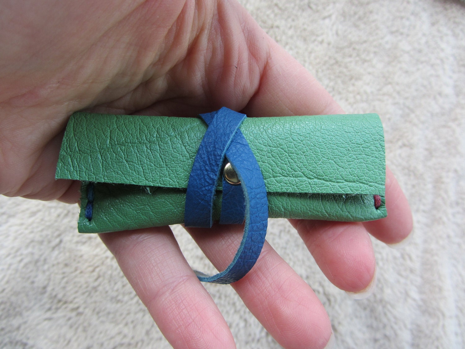 Leather Flash Drive / USB Case Holder - Hand Stitched - Etsy