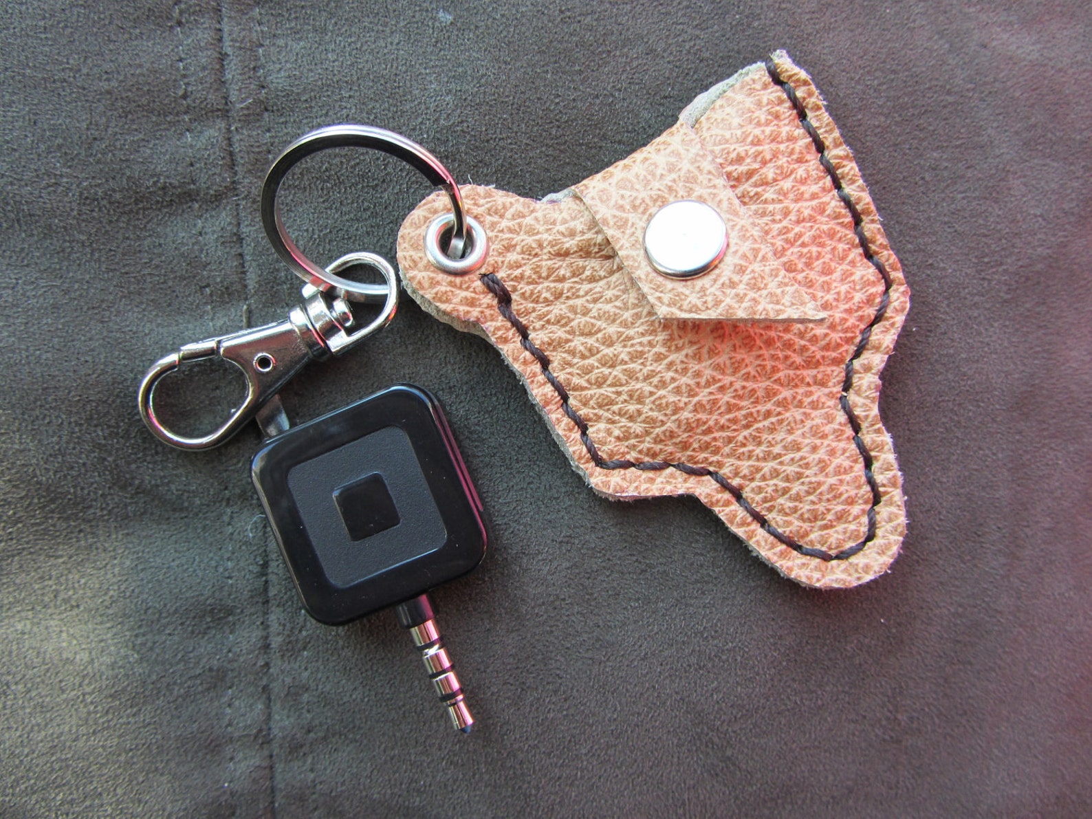 Leather Square up Credit Card Reader Case Pouch | Etsy