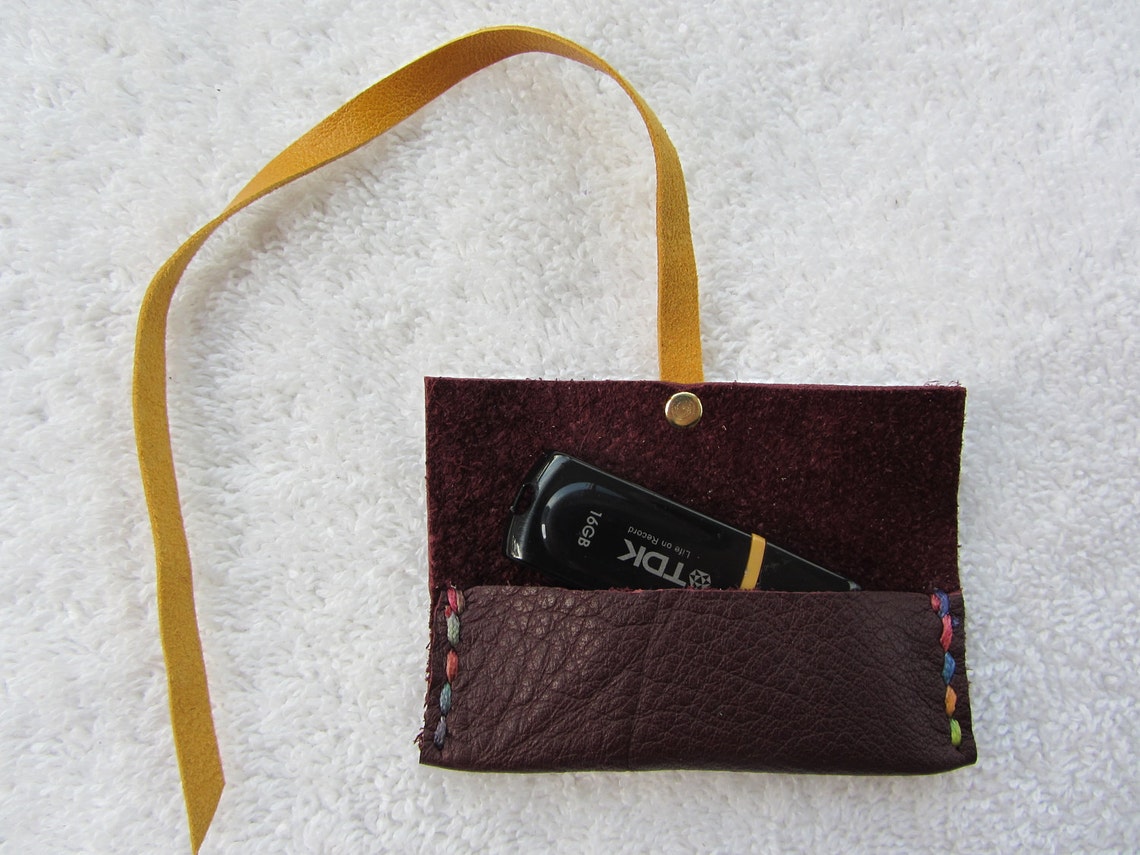Leather Flash Drive / USB Case Holder Hand Stitched - Etsy