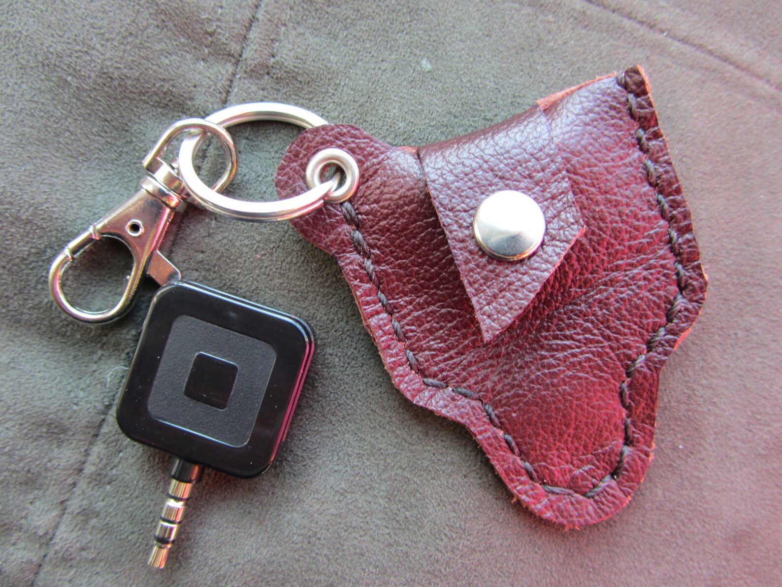 Leather Square up Credit Card Reader Case Pouch - Etsy