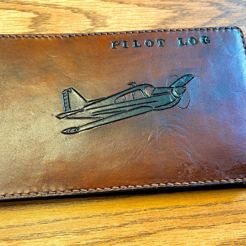 Pilot Log Book Cover - Etsy