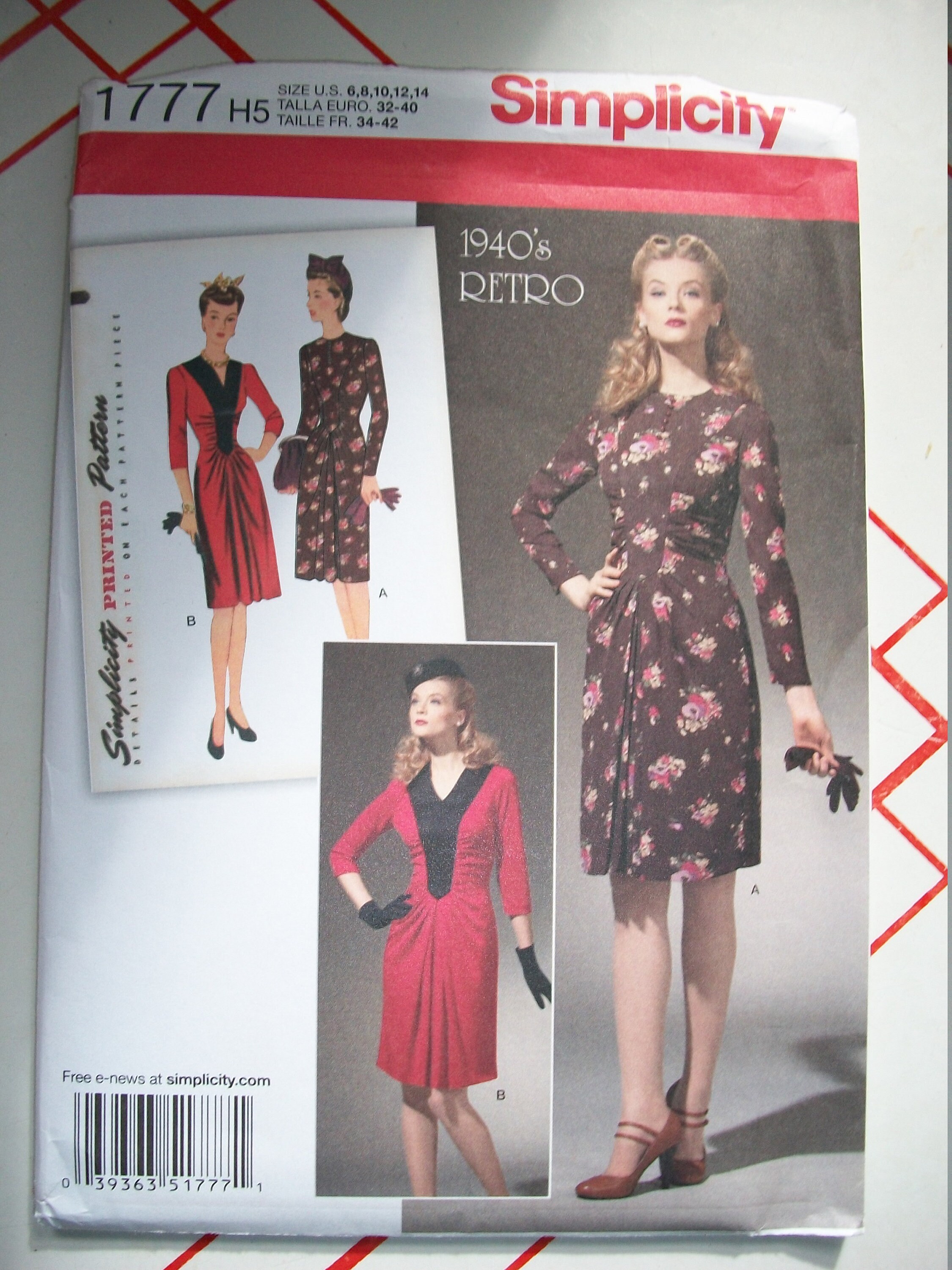 Simplicity 1777 or Simplicity 1587 or 1692....Misses' | Etsy