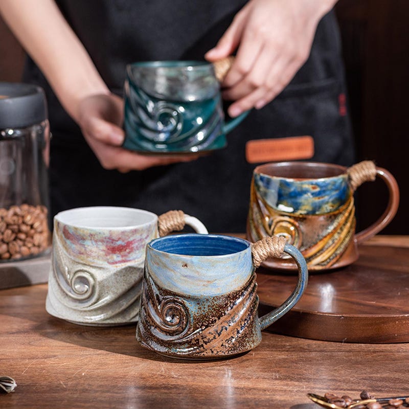Vintage Spiral Mug - Etsy