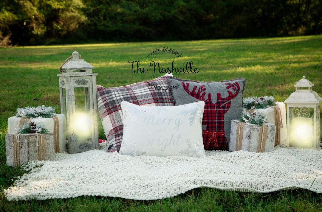 Holiday Set up Christmas Digital Background Download Only - Etsy