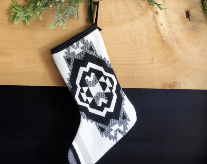 Tribal Christmas Stockings Pendleton Wool Navajo Concho - Etsy