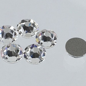 Crystal Flat Back Swarovski Rhinestones Sizes 34SS 1/2 Gross Packages ...