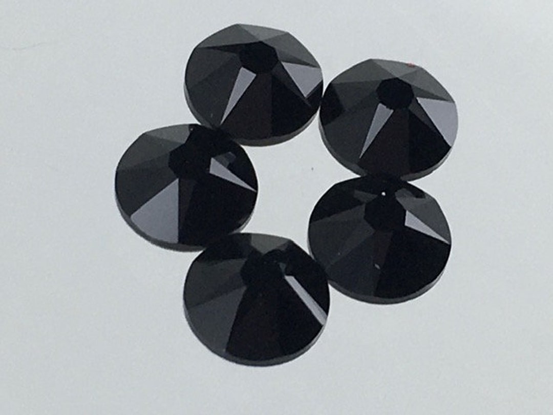 Jet Swarovski Rhinestones Sizes 34SS, 30SS, 20SS, 16SS, 14SS, 12SS, 9SS ...