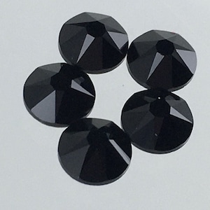 Jet Swarovski Rhinestones Sizes 34SS, 30SS, 20SS, 16SS, 14SS, 12SS, 9SS ...