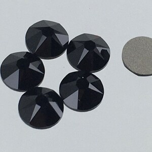 Jet Swarovski Rhinestones Sizes 34SS, 30SS, 20SS, 16SS, 14SS, 12SS, 9SS ...