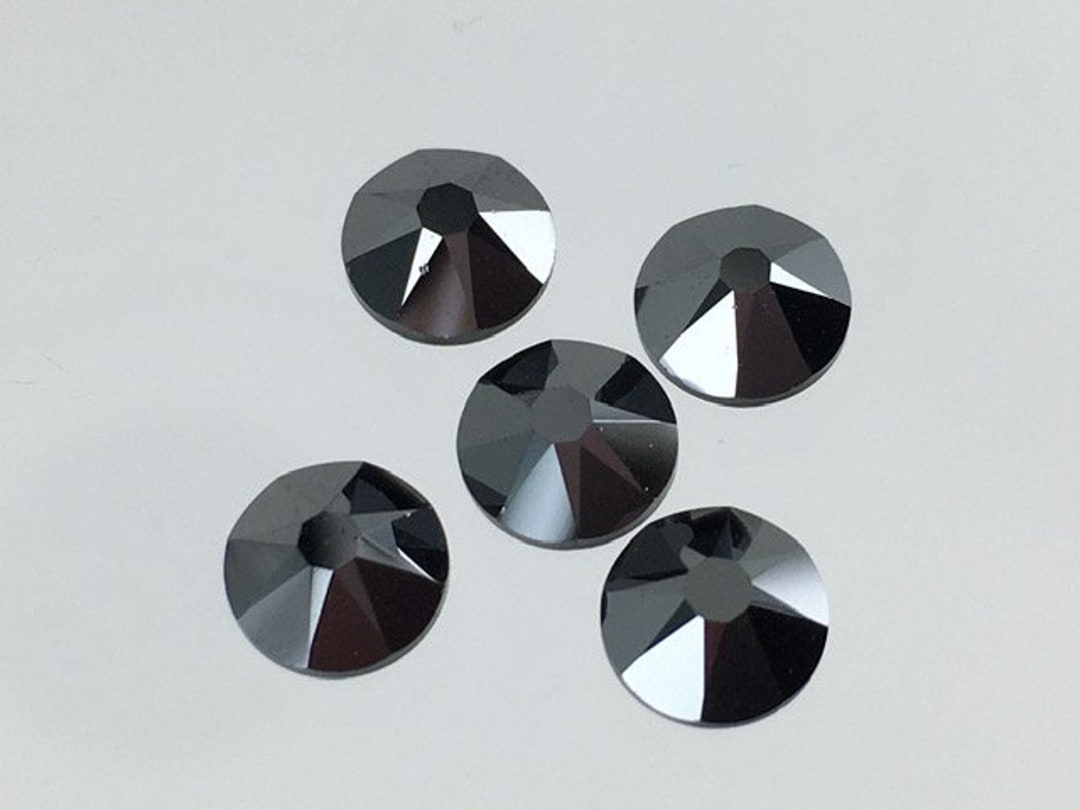 Hematite Swarovski Rhinestones Sizes 30SS, 20SS, 16SS, 12SS, 9SS One ...