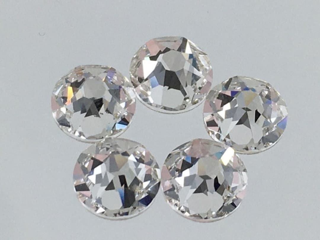 Crystal Flat Back Swarovski Rhinestones Sizes 34SS 1/2 Gross Packages ...