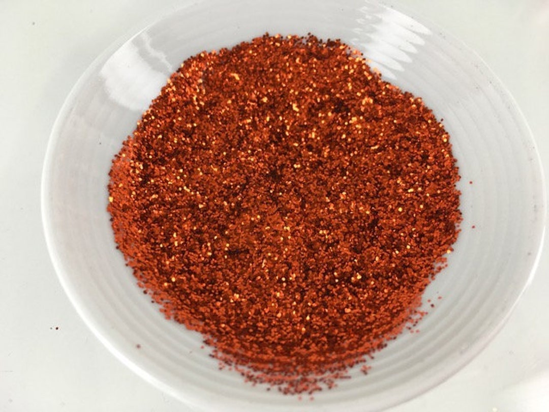 Sparkle Haven Bright Orange Fine Metallic Glitter 1.2oz With Container - Etsy