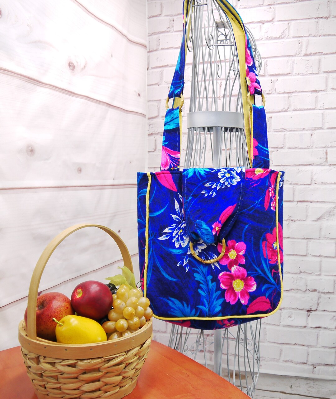 Muumuu Purse, Shoulder Bag, Shoulder Purse, Recycled Muumuu Upcycled ...