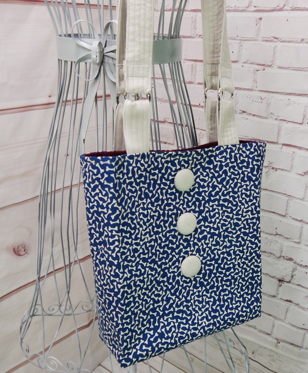 Dog Bone Tote, Purse, Carry All, Shopping Tote, Bag Again, Dog Tote ...