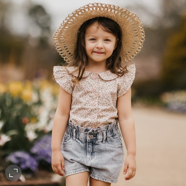 Girls Summer Top - Etsy