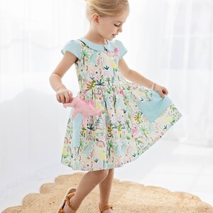 Dinosaur Dress, Girly Dino Dress, Toddler Dino Dress, Girls Dino Dress ...