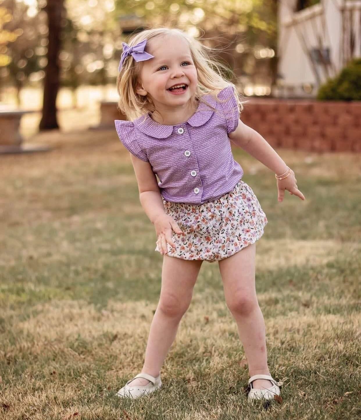 Toddler Top Girls Top Summer Top Flutter Sleeve Top | Etsy