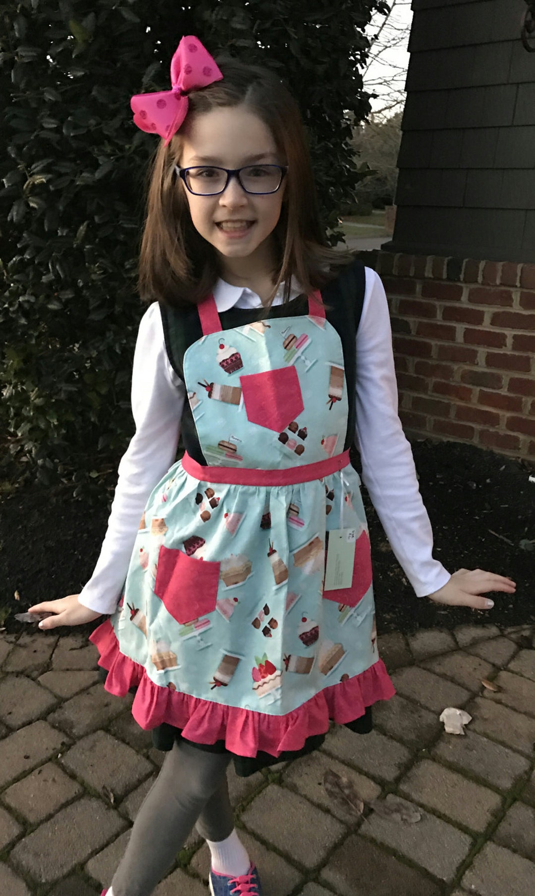 Dessert Apron, Retro Style Apron, Children's Apron, Toddler Apron ...