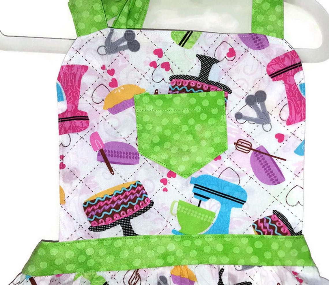 Kitchen Utensils Apron Children Apron Toddler Apron Girl - Etsy