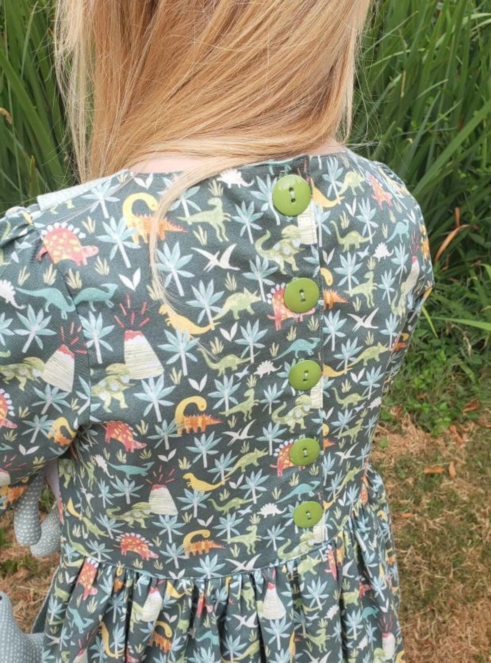 Dinosaur Dress Girly Dino Dress Toddler Dino Dress Girls - Etsy