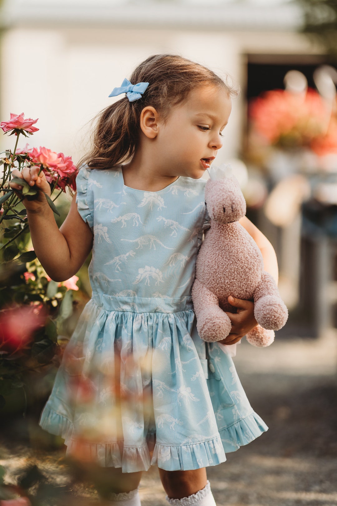 Toddler Dino Dress, Girls Dino Dress, Summer Dress, Girls Dress, Girls ...