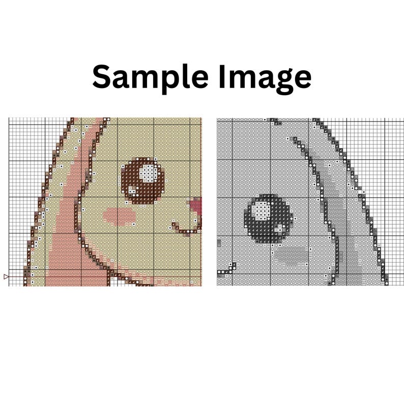BTS Inspired Cross Stitch Pattern PDF | Boy Band Fan Art |kpop Counted ...