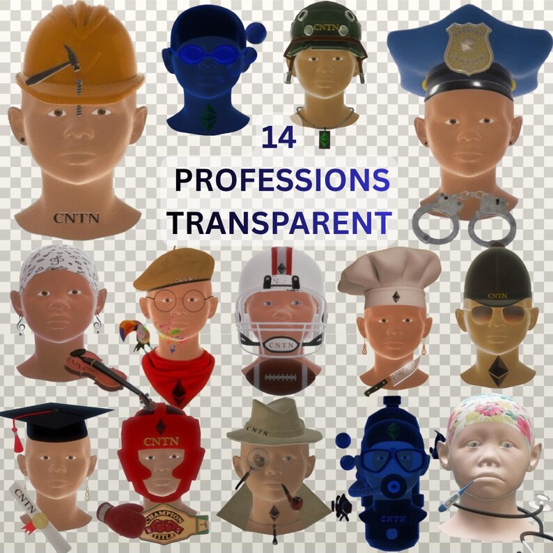 14 Profession Avatar Pack | Discord Twitch PFP | PNG GIF - Etsy