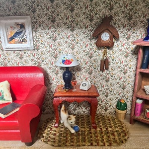 Room Box, Diorama, Shadow Box, Living Room Scene, Miniature Decoration ...