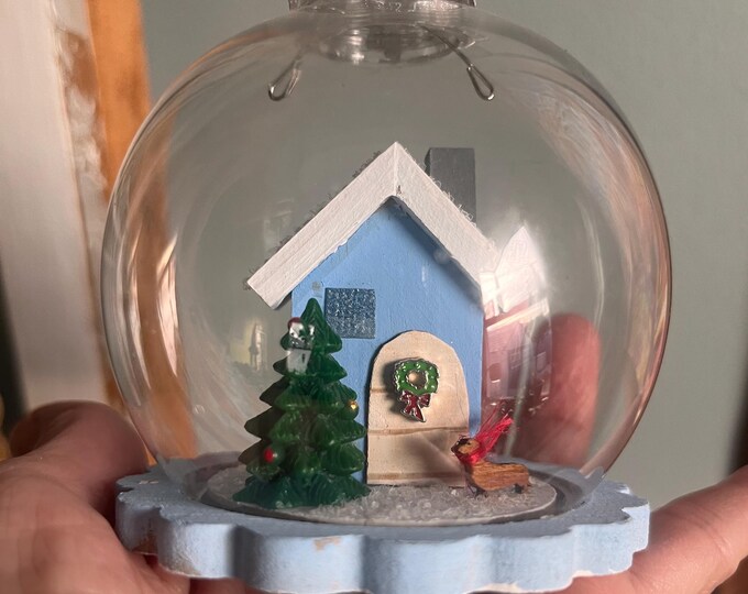 Snow Globe, Winter Scene, Miniatures, Miniature Christmas Decor ...