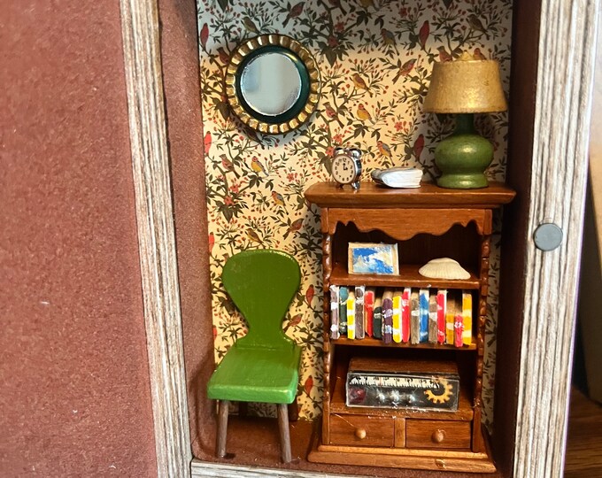 Miniature Scene in a Book, Book Diorama, Diorama, Miniatures, Dollhouse ...