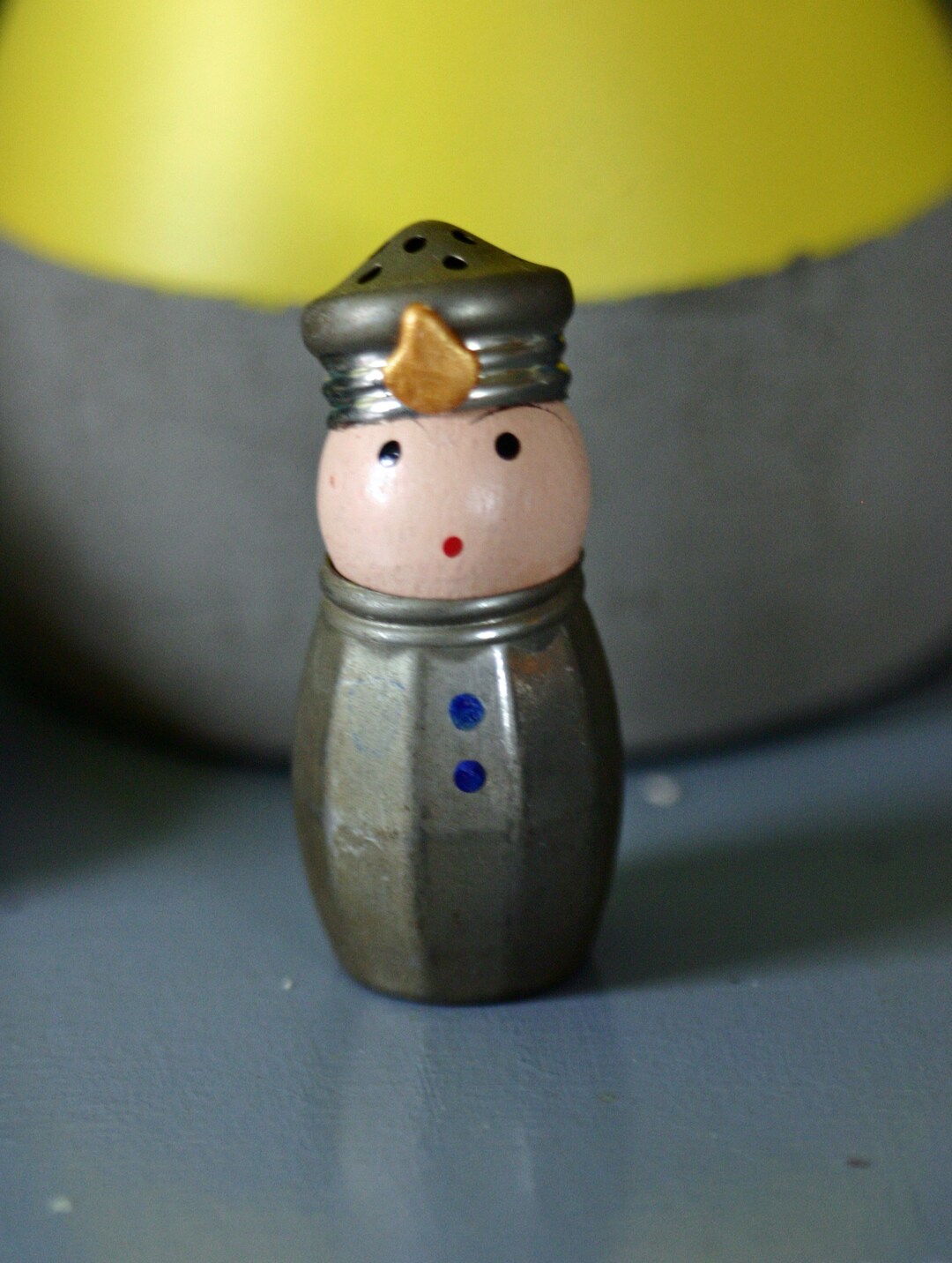 Recycled Art, Cop, Officer, Policeman From Vintage Salt, Pepper Shaker ...