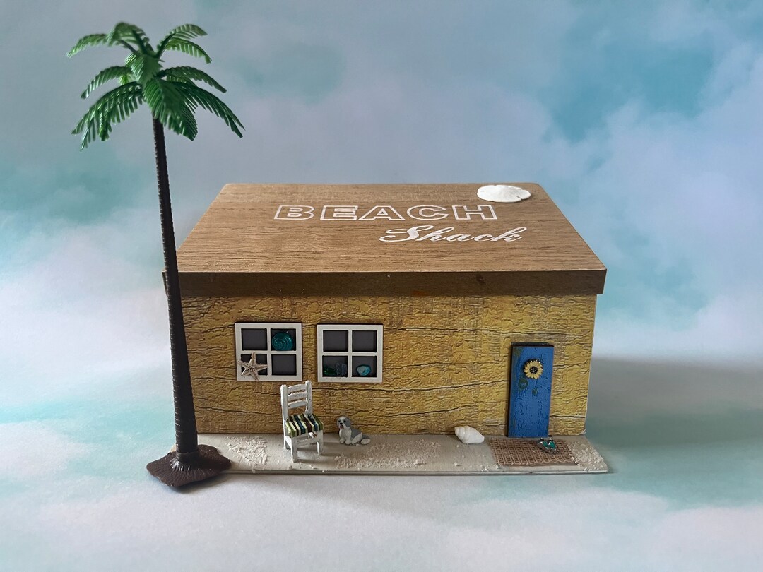 Beachy Decor, Beach Shack, Wooden House, Wooden House Decor, Summer ...